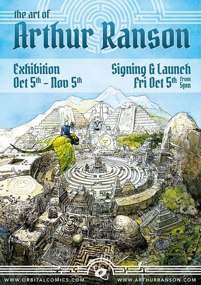 Orbital Comics announces "Art of Arthur Ranson" exhibition