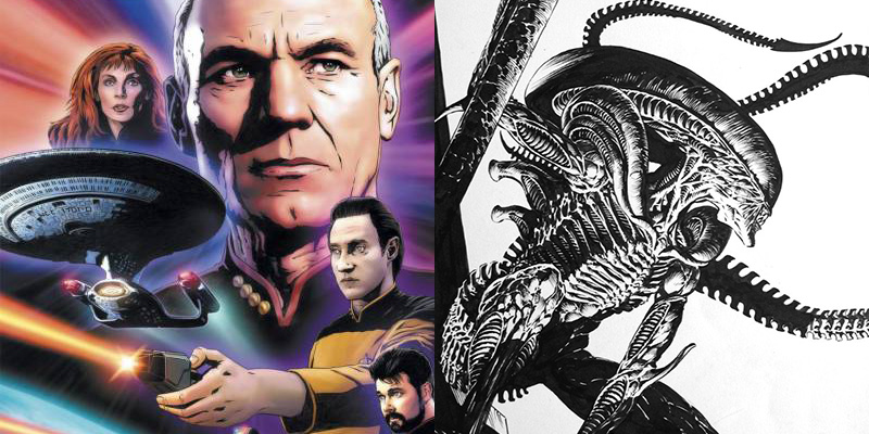 Star Trek: The Next Generation/Aliens Crossover Happening